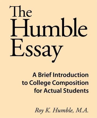 The Humble Essay by Humble, Roy K. 9780981818108| eBay