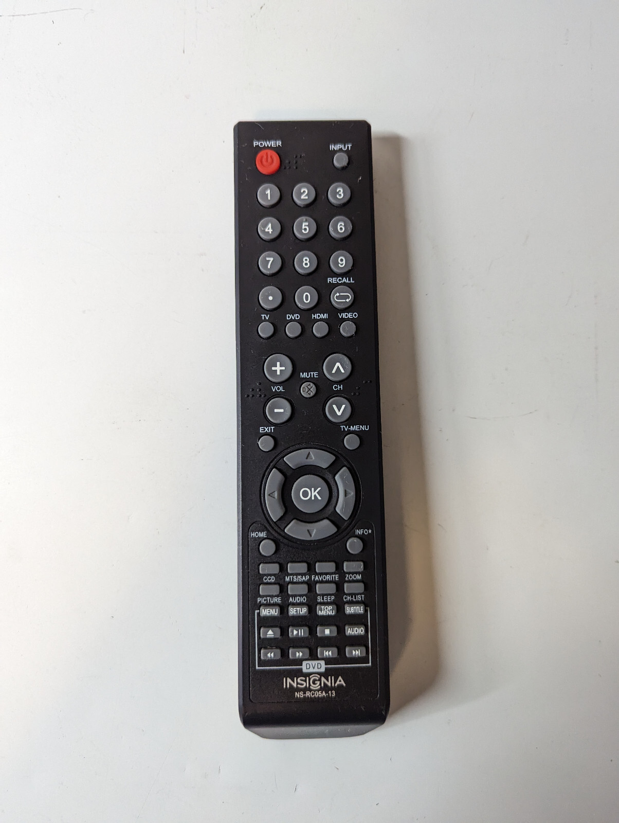 Insignia Ns-rc05a-13 Factory Original LCD Tv/dvd Combo Remote for sale ...