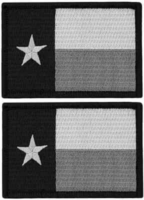 TEXAS STATE FLAG SUBDUED EMBROIDERED PATCH | 2PC Iron on or Sew on 3"x2" | eBay