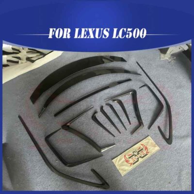 For Lexus LC500 Facelift Rear Wing Front/Rear/Side Bumper Canards Trims ...