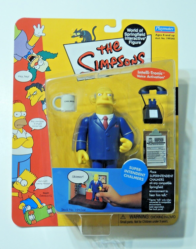 2002 Vintage Playmates The Simpsons SUPERINTENDENT CHALMERS Series 8 ...