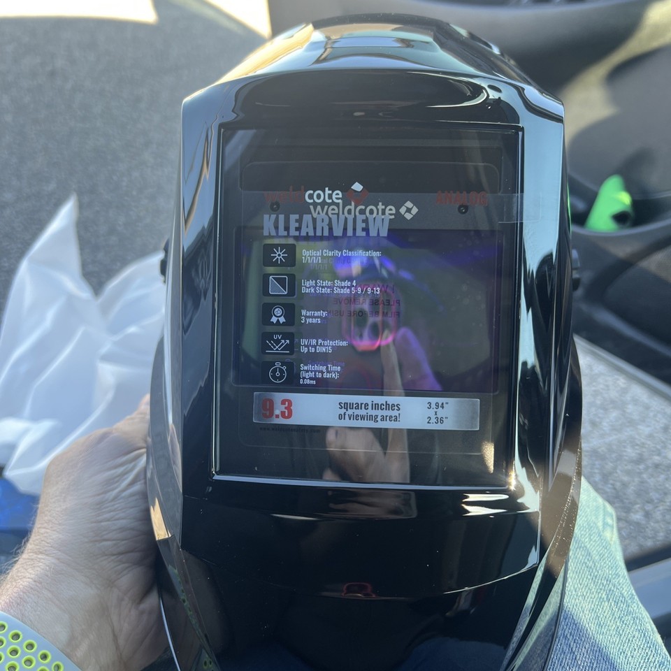 Weldcote Metals Klear-View True Color Digital Auto Darkening Welding ...