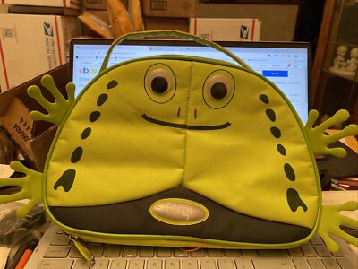 Fergi Lunch Box Shaped FROG Children Green Googly Eyes | eBay
