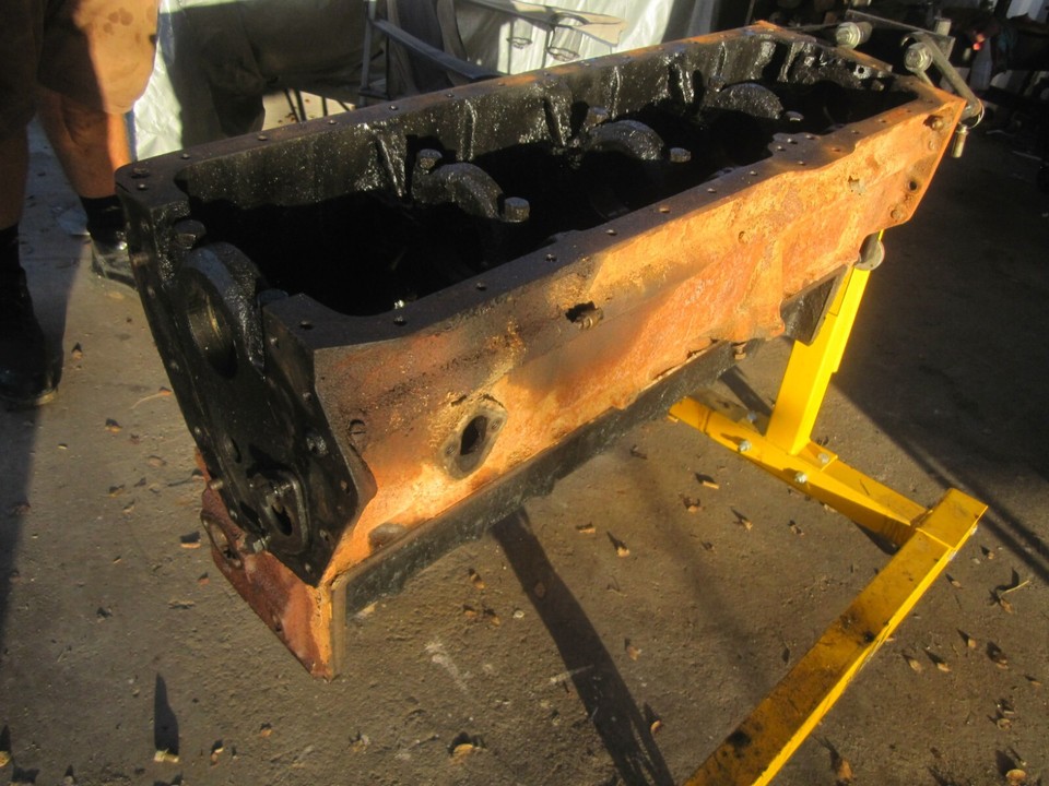 31 32 33 34 35 36 37 38 39 40 BUICK FIREBALL STRAIGHT 8 ENGINE BLOCK W ...