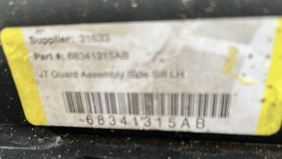 2020-2024 Jeep Commander Rock Rails Left Or Right 68341314AB Sold ...