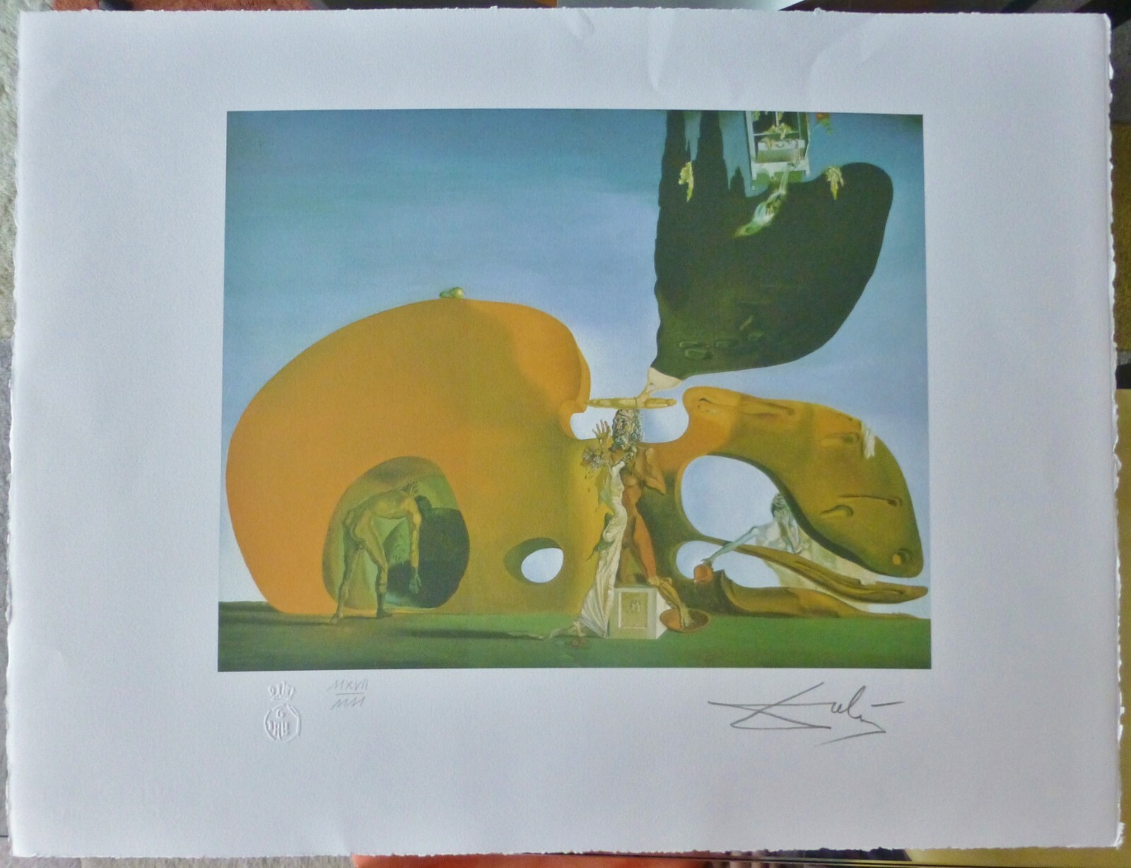SALVADOR DALI The Birth of Liquid Desires HAND NUMBERED SIGNED ...