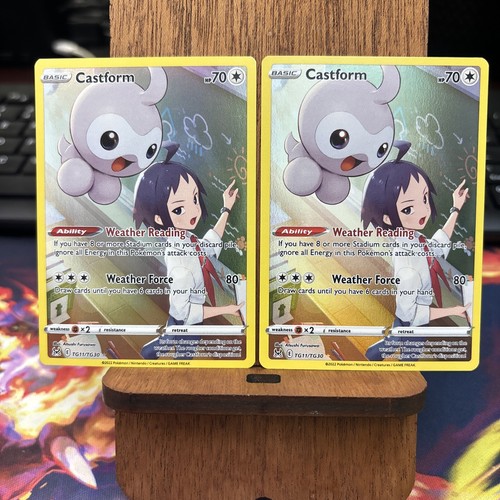 Pokémon TCG Castform Lost Origin Trainer Gallery TG11/TG30 Holo Ultra ...