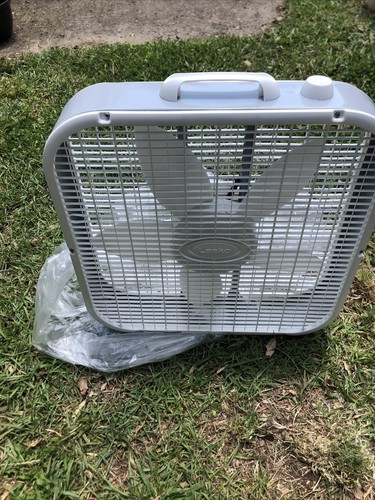 Lasko B20200 Portable Electric Box Fan - White for sale online | eBay