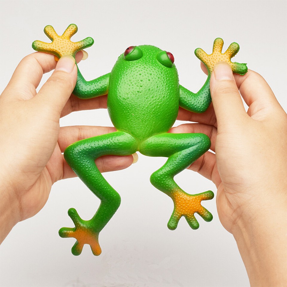 Frog Toy Soft Squeeze Frogs Funny Frog Stress Relief Toy Squeezing ...