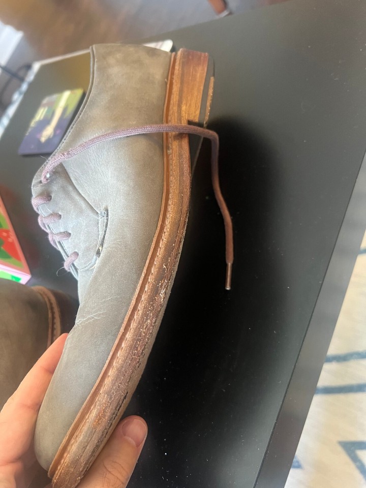 Frye Company Oxford Shoes Grey (Ash) - Light Fraying | eBay