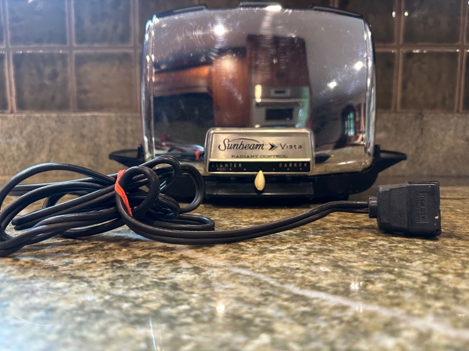 Sunbeam Vintage 2 Slice Toaster, T-40, Radiant Control Vista | eBay