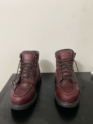Red Wing 202 Heritage Work 6" Moc Toe Supersole Boots | eBay