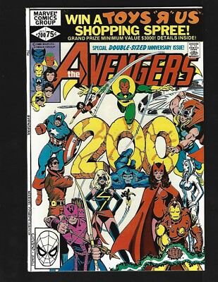 Avengers #200 VF+ Giant Perez 1st & Origin Marcus Immortus Ms Marvel ...