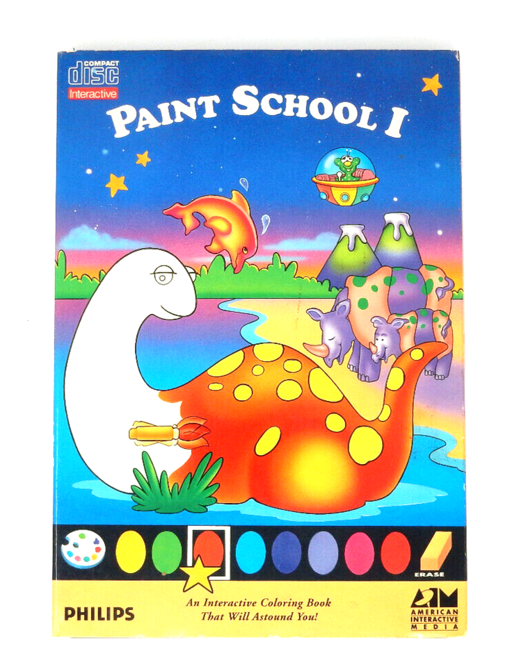 Paint School I - Philips CDI Video Game (Compact Disc Interactive) | eBay