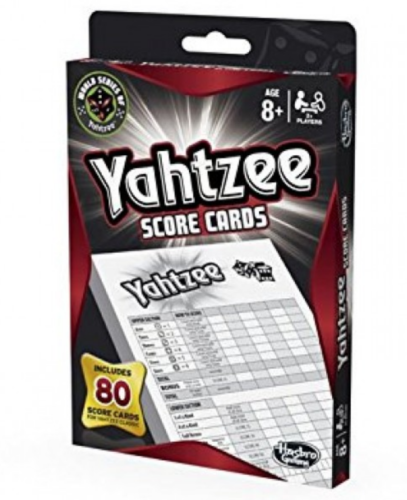 YAHTZEE Score Cards Pad - 80 Game Sheets Refill Milton Hasbro Gaming | eBay