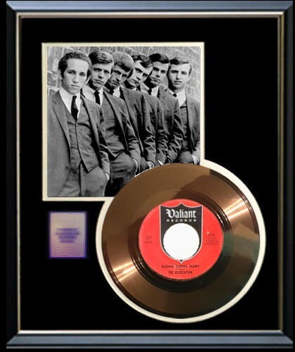 THE ASSOCIATION ALONG COMES MARY 45 RPM GOLD RECORD NON RIAA AWARD RARE ...