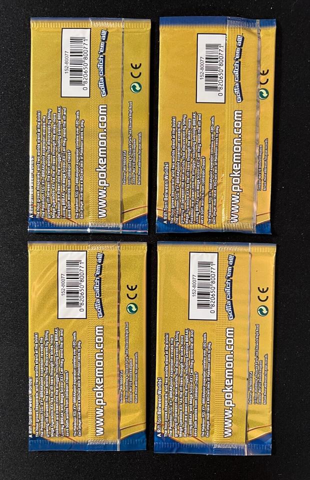 2016 Pokemon TCG - XY BreakPoint Booster Pack - Sealed - 4 Pack Lot | eBay