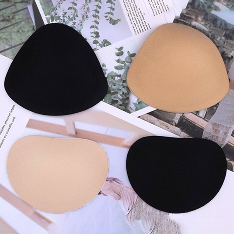 Women s Push Up Chest Pad Girls Triangular Heart Shaped Self-adhesive ...