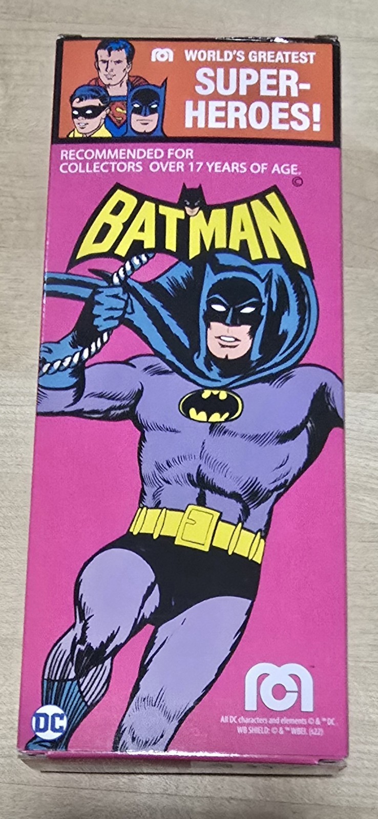 MEGO WGSH 50th Anniversary Batman Removable Cowl 8" Action Figure ...