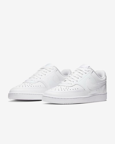 Nike Womens Court Vision CD5434-100 Low White Fashion Sneaker Size 12 ...