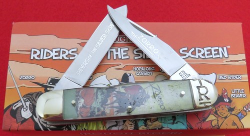 Rough Rider Muskrat Knife Riders Of The Silver Screen ZORRO MIB NR | eBay