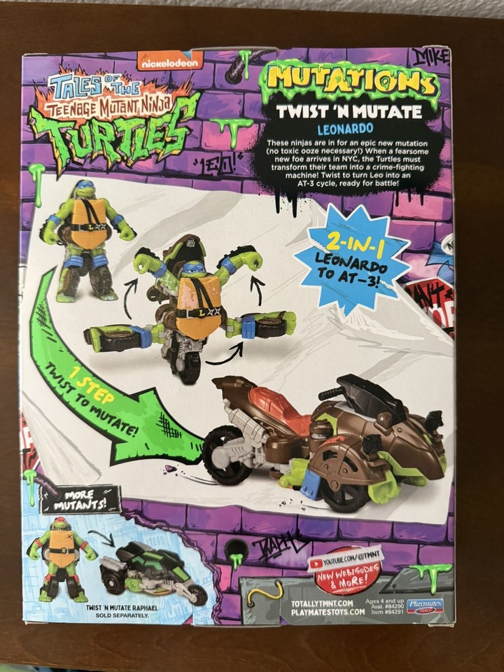 Tales of the TMNT Mutations Twist 'N Mutate Leonardo Action Figure ...