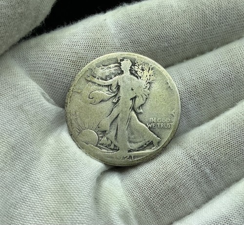 1921-S 50C Walking Liberty Half Silver Dollar San Francisco Mint Walker ...