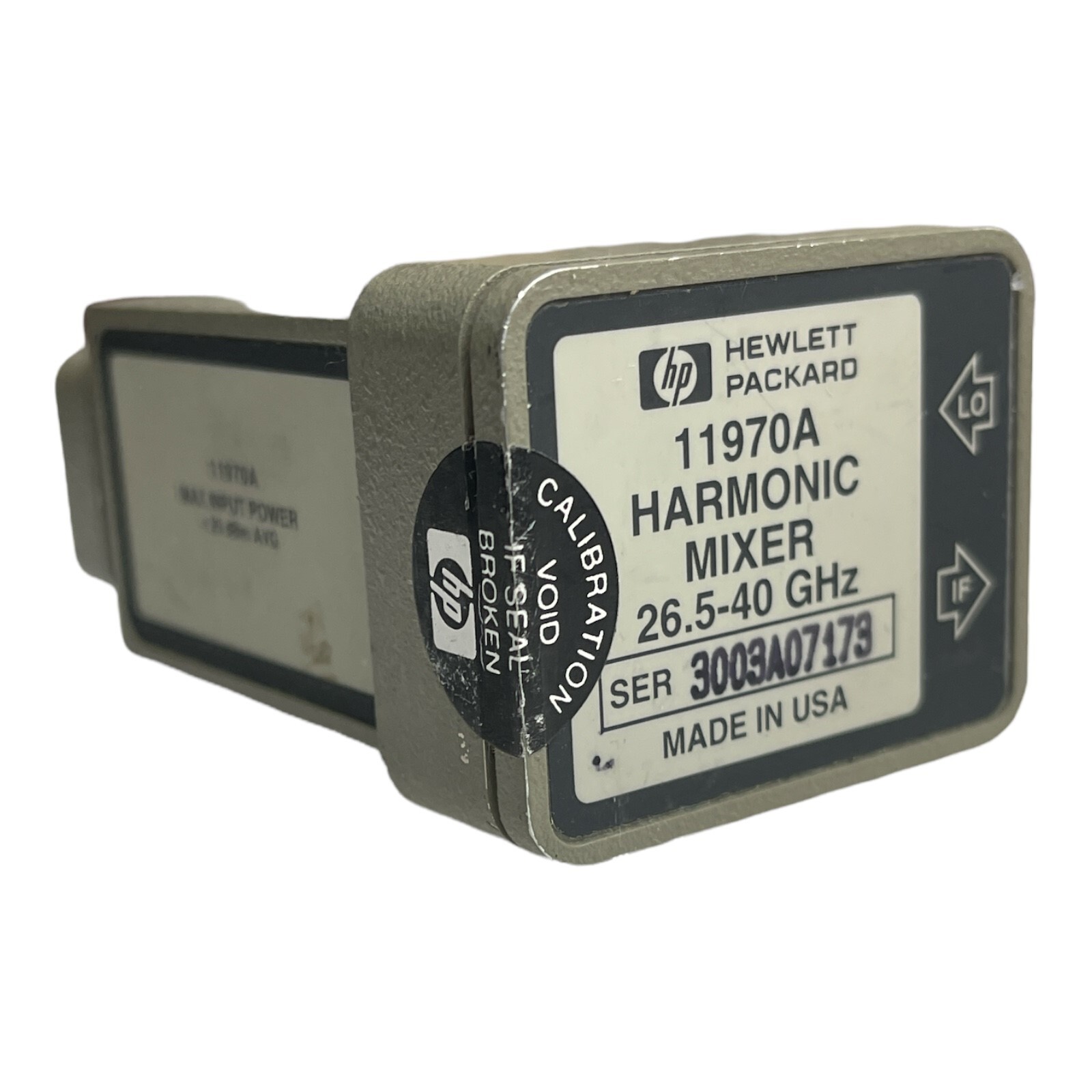 Agilent HP 11970A Waveguide Harmonic Mixer 26.5 - 40 GHz Wr28 for sale ...