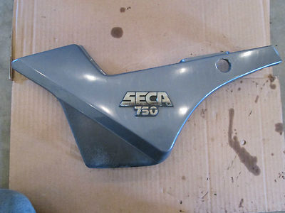 1982 Yamaha Seca XJ750 XJ 750 left side cover frame panel | eBay