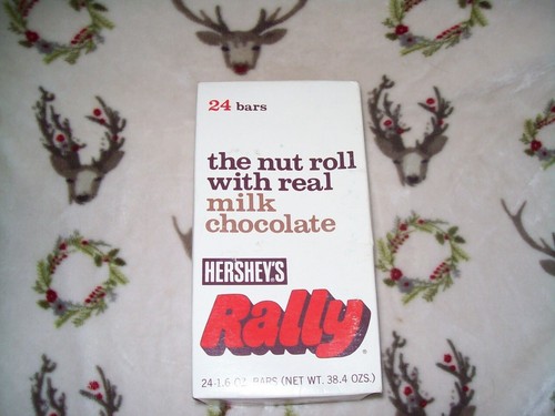 Vintage Hershey's Rally Candy Bar Store Display Box | eBay