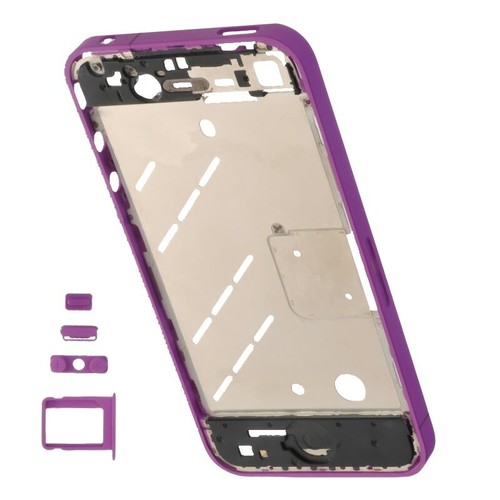 Housing Mid Plate for Apple iPhone 4 GSM Lilac Purple Body Frame ...