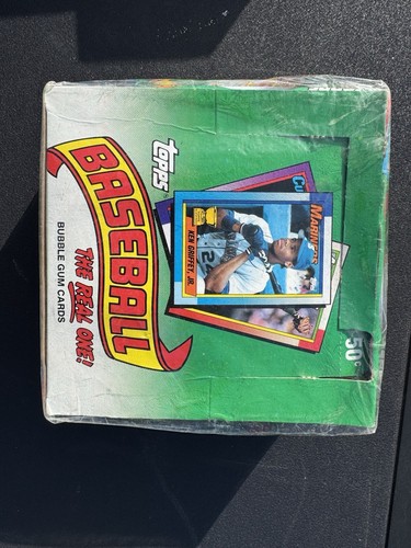 1990 Topps Baseball Factory Sealed Unopened Box Cello "Wax" Packs. 36 ...