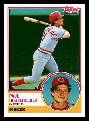 1983 Topps Paul Householder #34 NM-MINT Cincinnati Reds Vintage | eBay