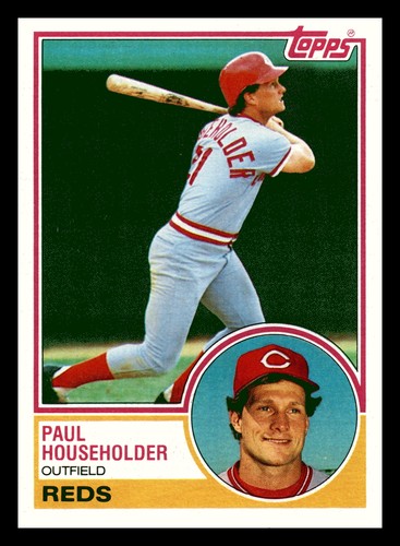 1983 Topps Paul Householder #34 NM-MINT Cincinnati Reds Vintage | eBay