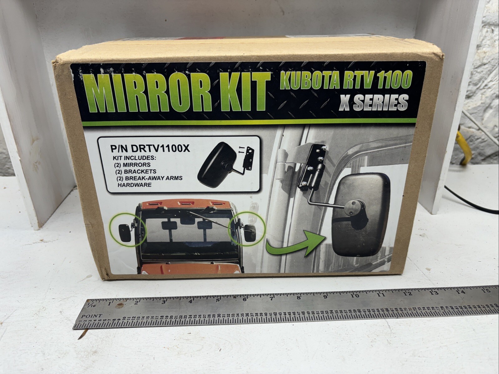 Kubota RTV 1100 (X Series) External Cab Mirror Kit | eBay