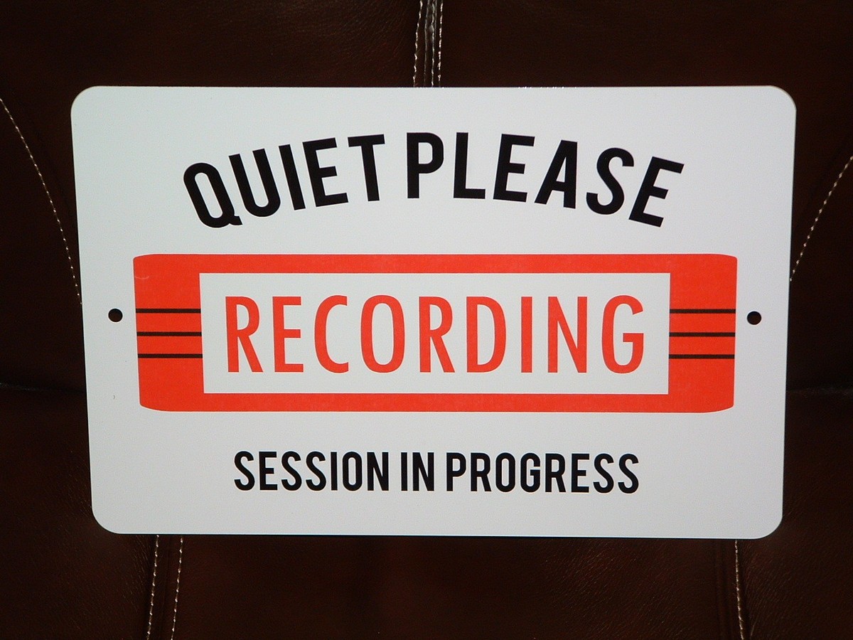Quiet Recording In Session