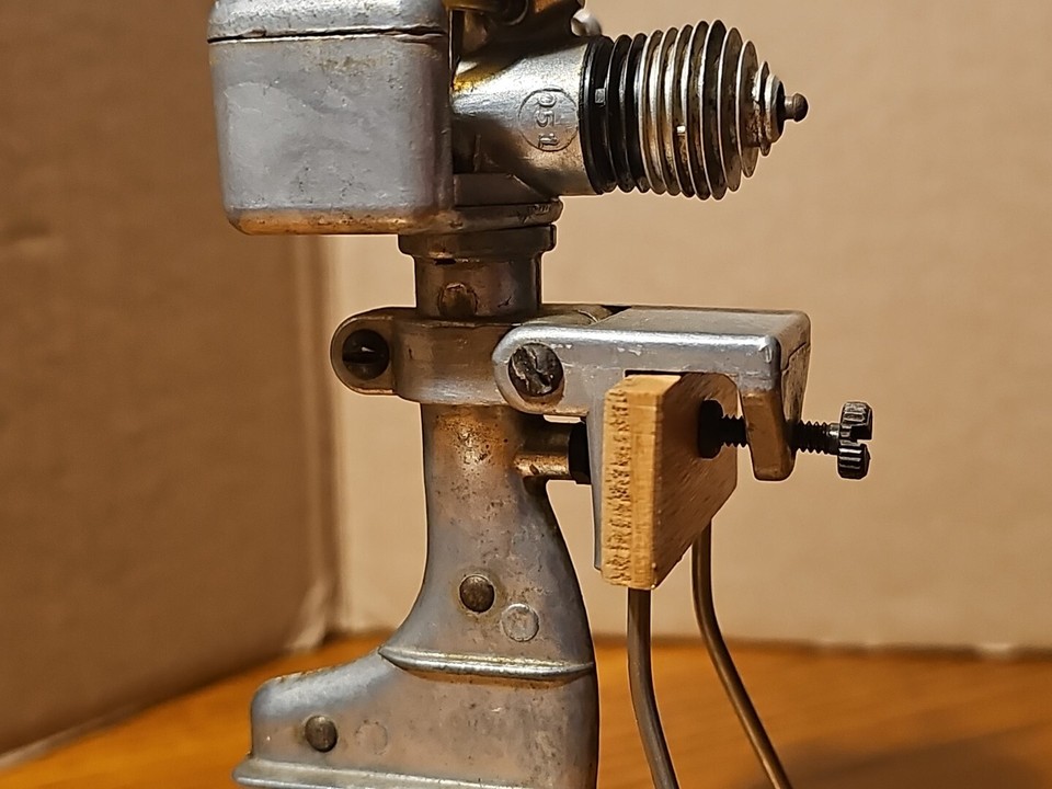 Vintage Atwood Wen Mac 049 Outboard Model Boat Marine Engine w/ stand ...