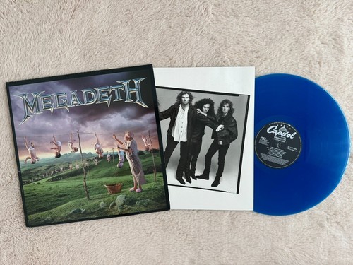 Rare MEGADETH Youthanasia BLUE Vinyl LP 1994 Ltd Edition UK UNPLAYED ...