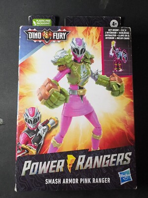 Power Rangers Dino Fury Smash Armor Pink Ranger 6" Action Figure Hasbro ...