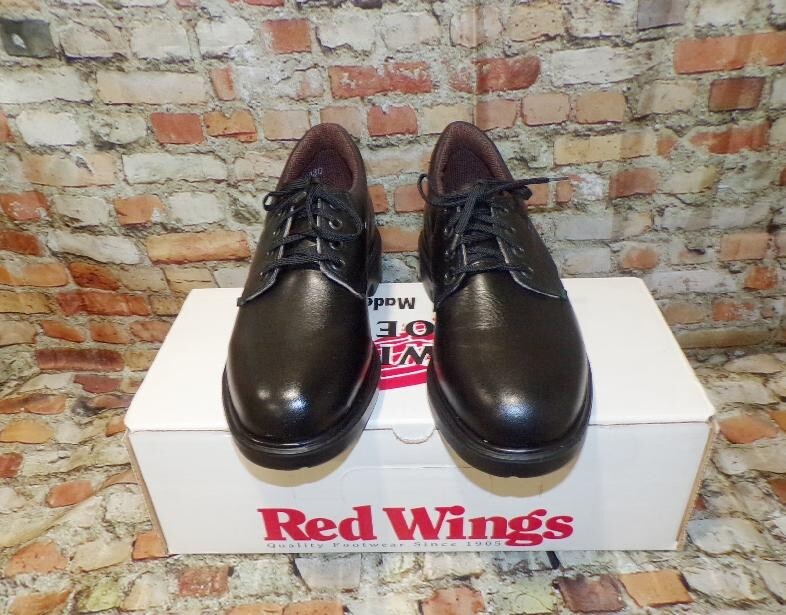 USA RED WING 107 moc n round toe BLACK OXFORD SUPERSOLE MULTIPLE SIZES ...