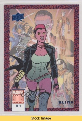 2018-19 Upper Deck Marvel Annual Blue Blink #84 READ o1h | eBay