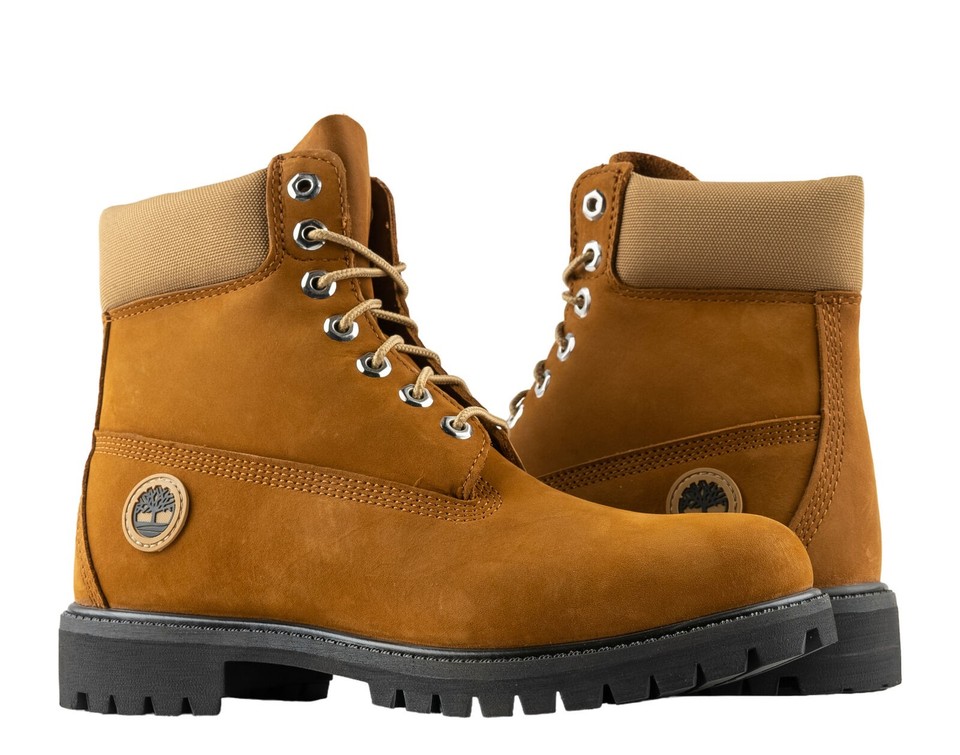 Men's Timberland 6 In. Premium Boot Medium Brown Nubuck (TB0A2CQB715 ...