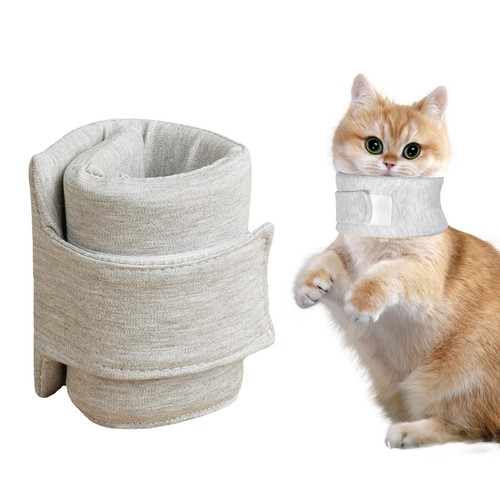 Cat Neck Brace, Breathable & Adjustable Cone Collar After Surgery ...