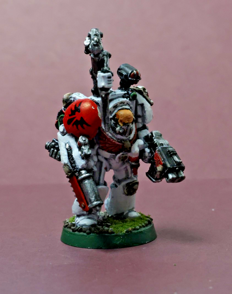 Warhammer 40k Space Marine Terminator Apothecary Chainfist OOP Metal ...