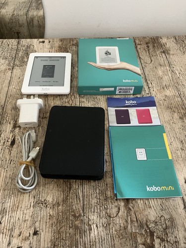 Kobo Mini - N705 eReader - White - 5" Display - 2GB . Boxed. | eBay