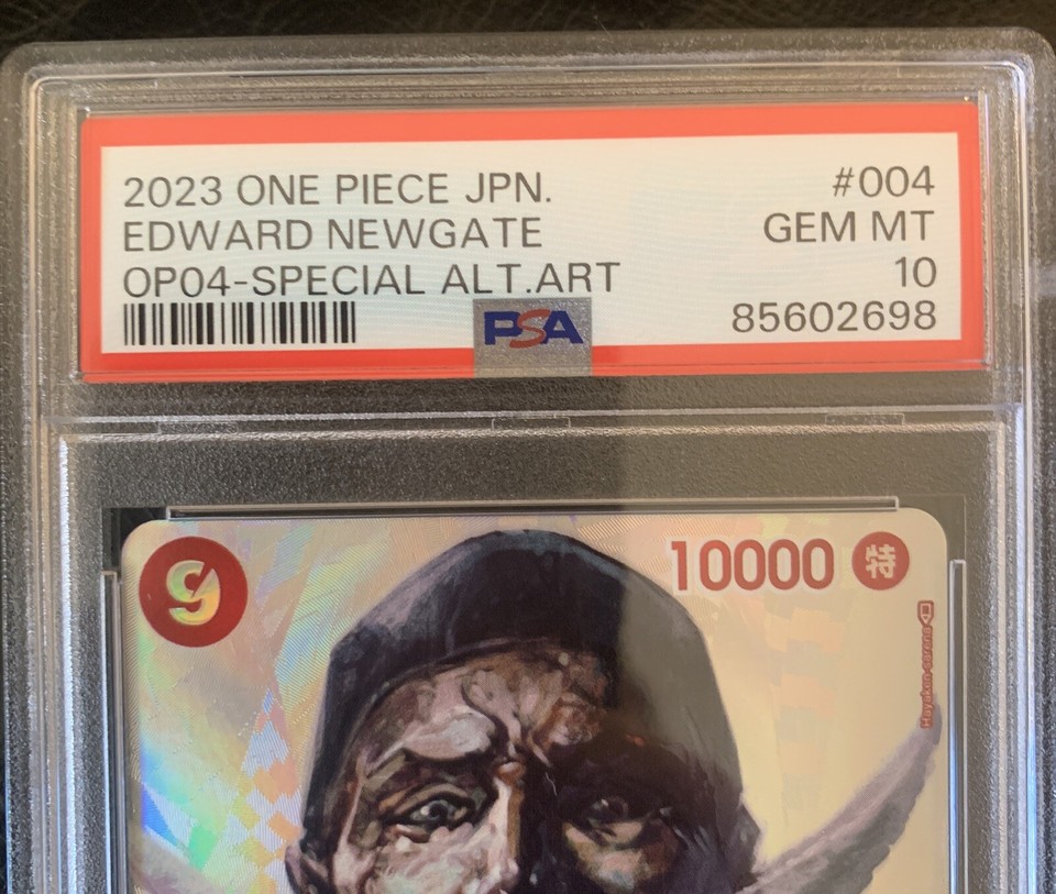 Edward Newgate SP OP04 PSA 10 One Piece Kingdoms of Intrigue OP02- 004 ...