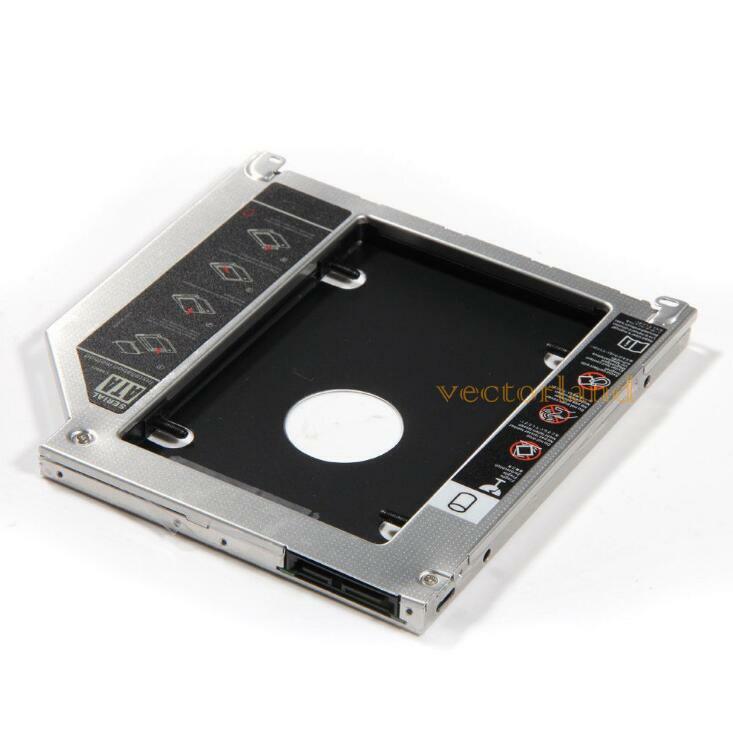 2nd SATA HDD SSD Hard Drive Optical Bay Tray Caddy for Apple Macbook ...