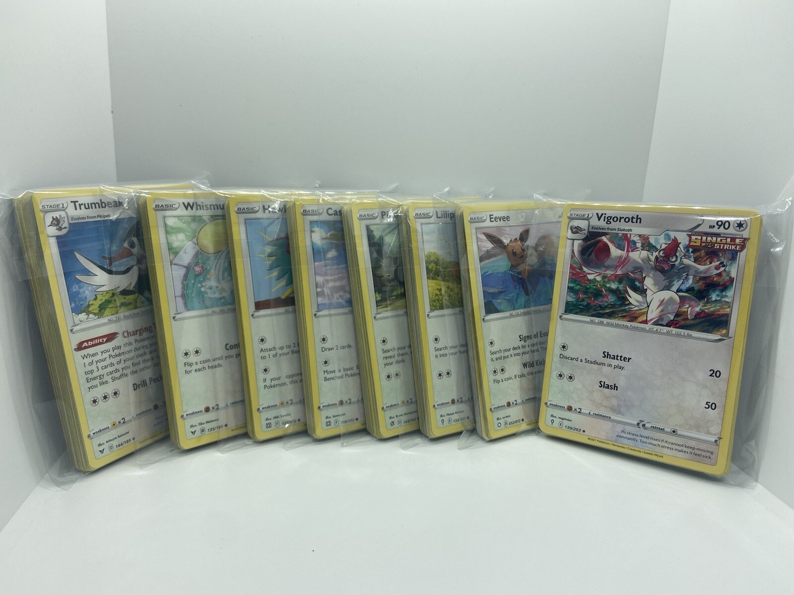 Pokémon TCG Lot Of 50 Normal Type Pokémon Cards - Common, Uncommon ...