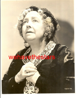 Vintage Dame May Whitty CHARACTER ACTRESS '37 THIRTEEN CHAIR Publicity ...