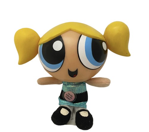 Powerpuff Girls BUBBLES 4.5" Talking Doll Mini Friend 2000 TRENDMASTERS ...